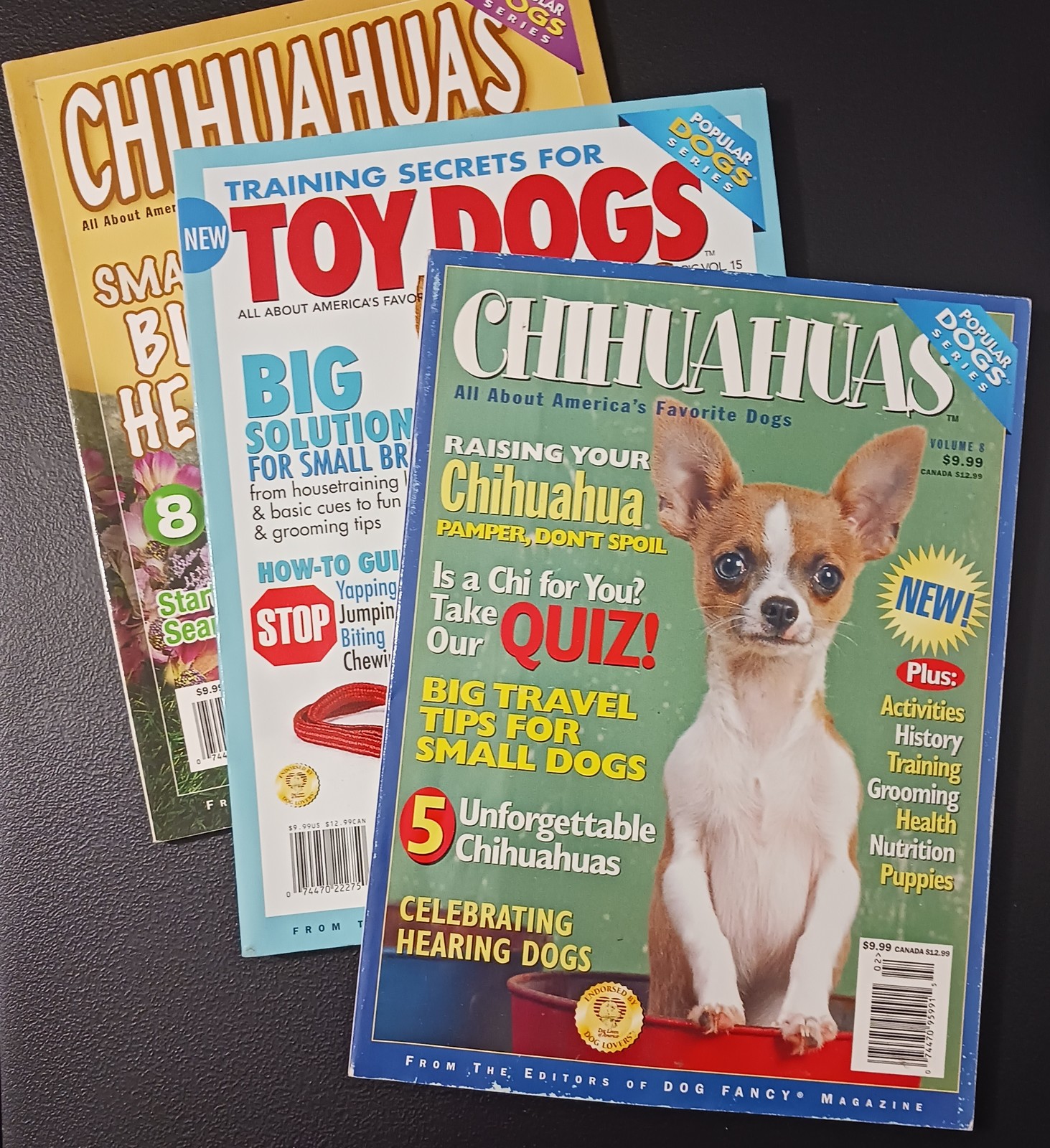 Chihuahuas Fancy Dog Magazine Back Issue Lot Dog Reading Material on ...