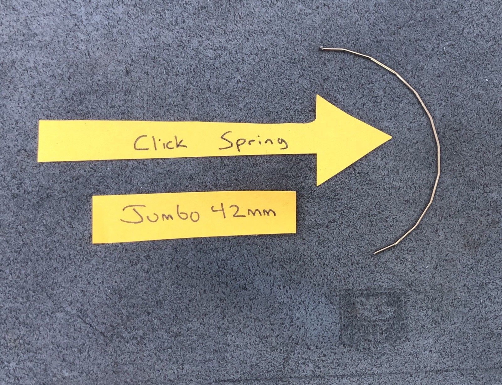 Custom Made Bezel Click Spring For Jumbo 844 Monnin 980.006 Tag Heuer ...