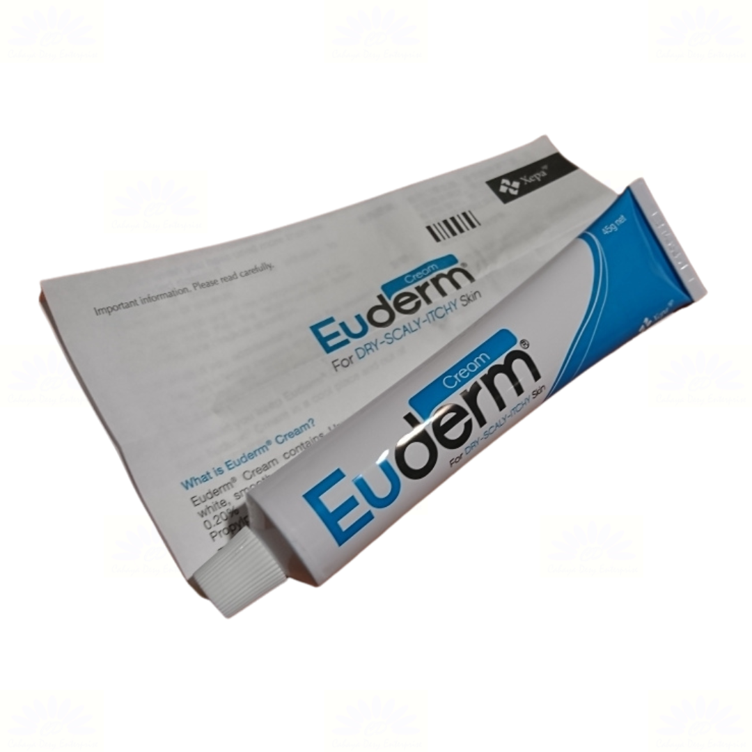 4 X Euderm Cream 45g Relieves Dry Scaly Itchy Irritated Skin & Cracked ...