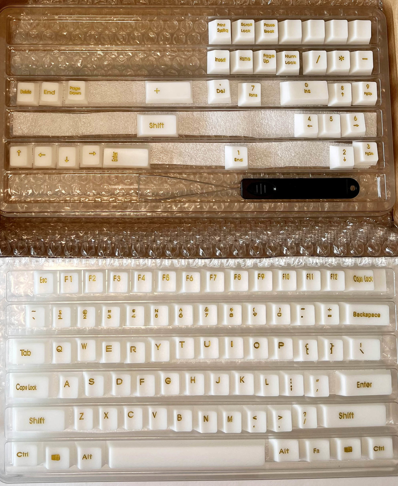 POM Jelly Gold Legends Keycaps,Custom and 50 similar items