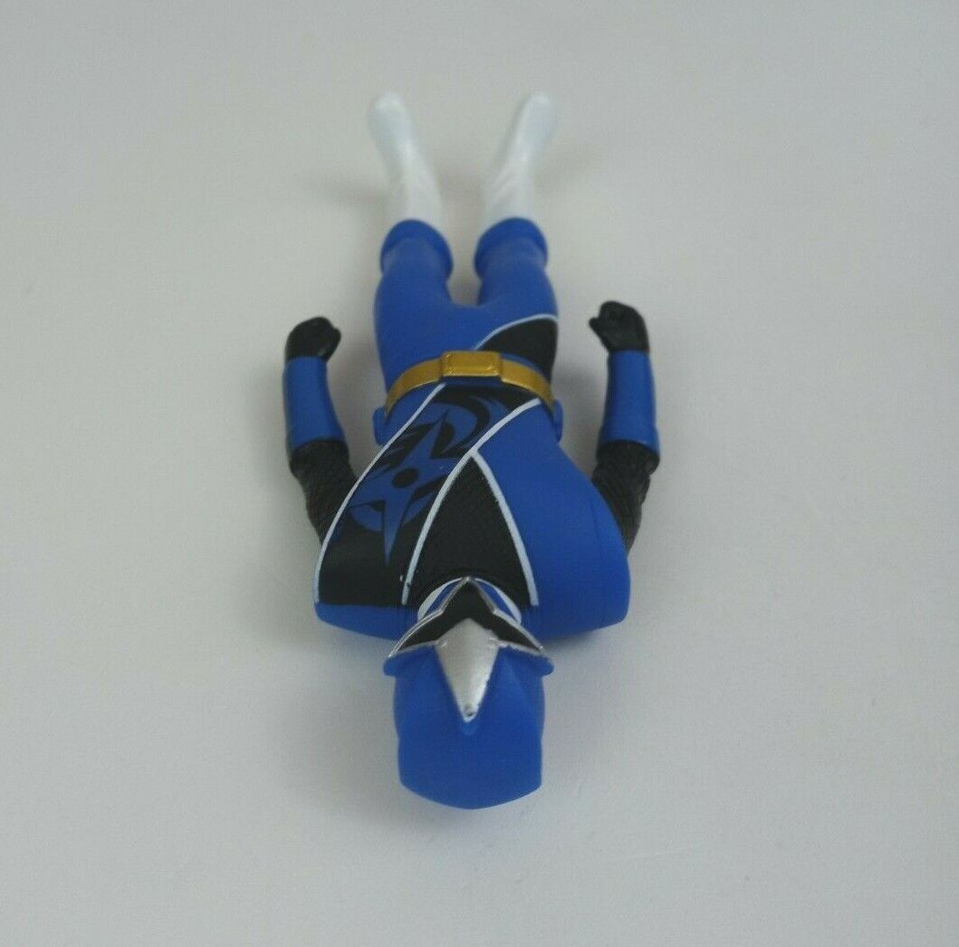 2016 Bandai Power Rangers Ninja Steel Blue Power Ranger 4.25" Vinyl ...