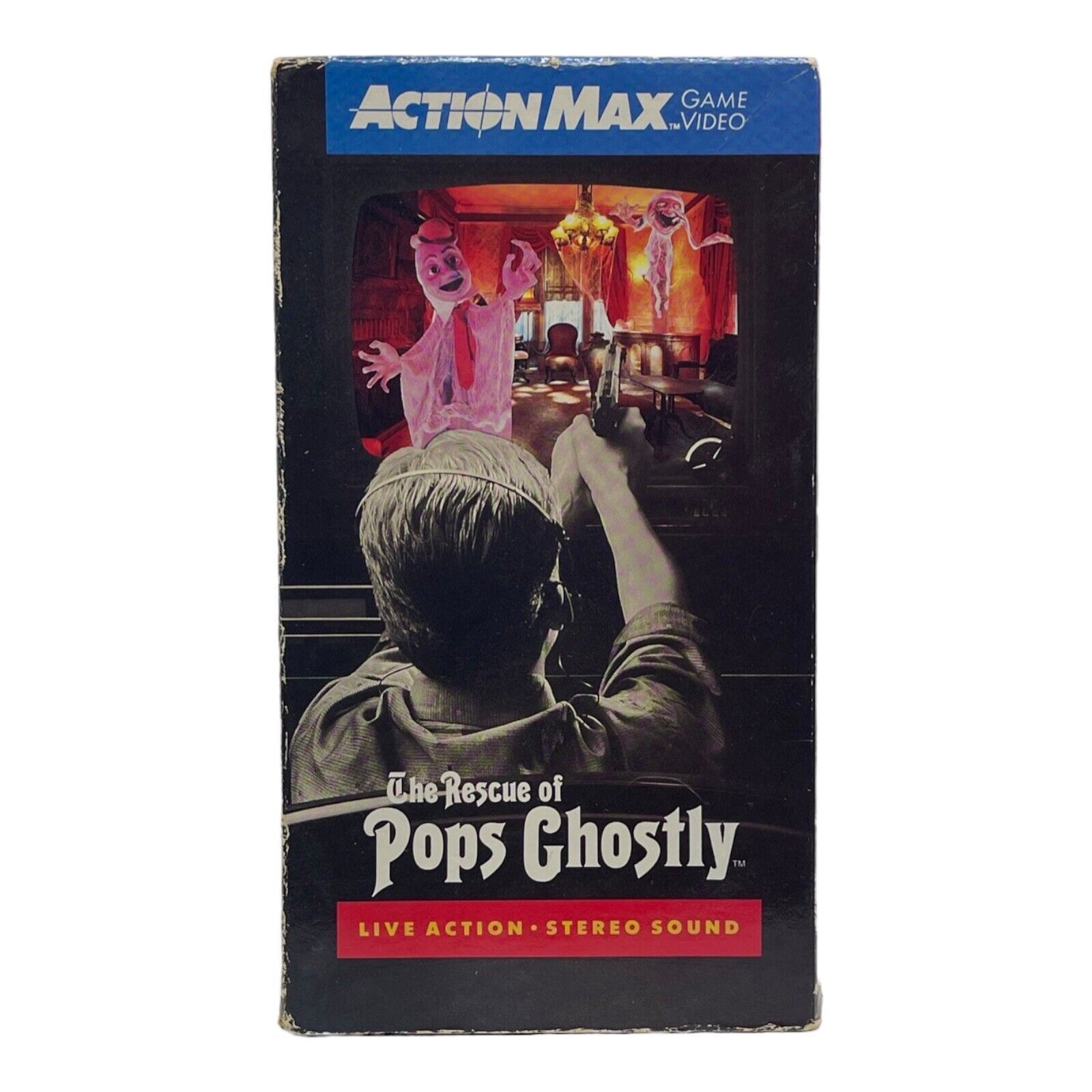 1987 WOW "ACTION MAX" (THE RESCUE OF POPS GHOSTLY) VHS Game Vintage ...