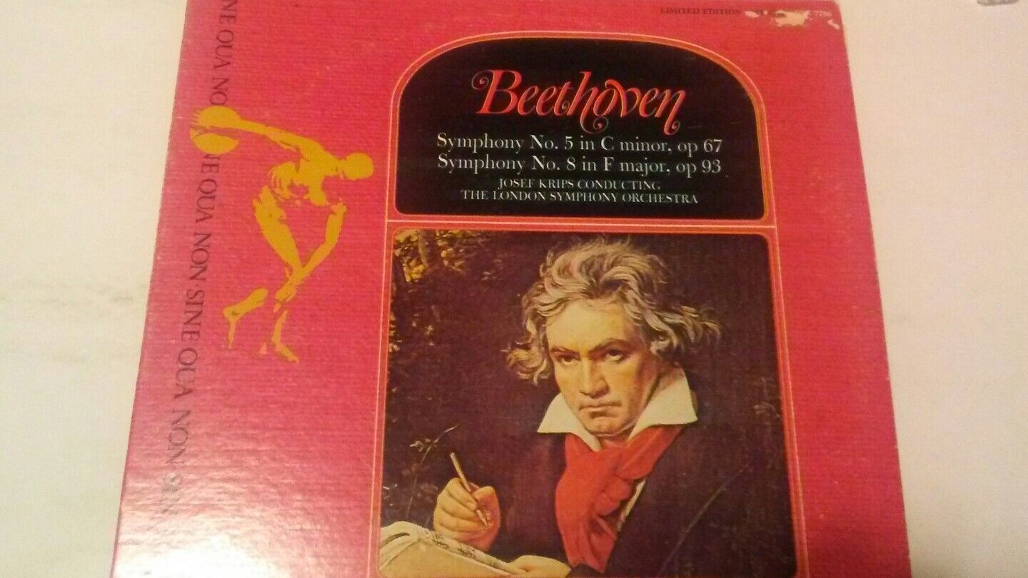 RARE Beethoven Symphony NO. 5 in C minor Vinyl Record - Vinyl Records