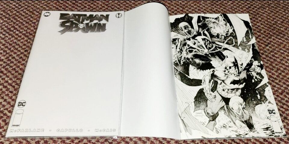 One Spawn Batman 1 NM MX 1:100 Variant La Mole Blank Sketch 2023 LE ...