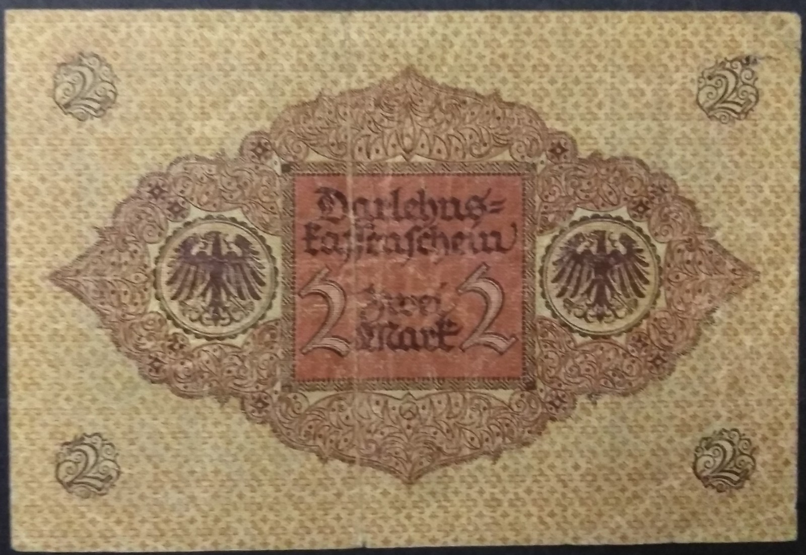 1920 German Two Mark Banknote. - DVDs & Blu-ray Discs