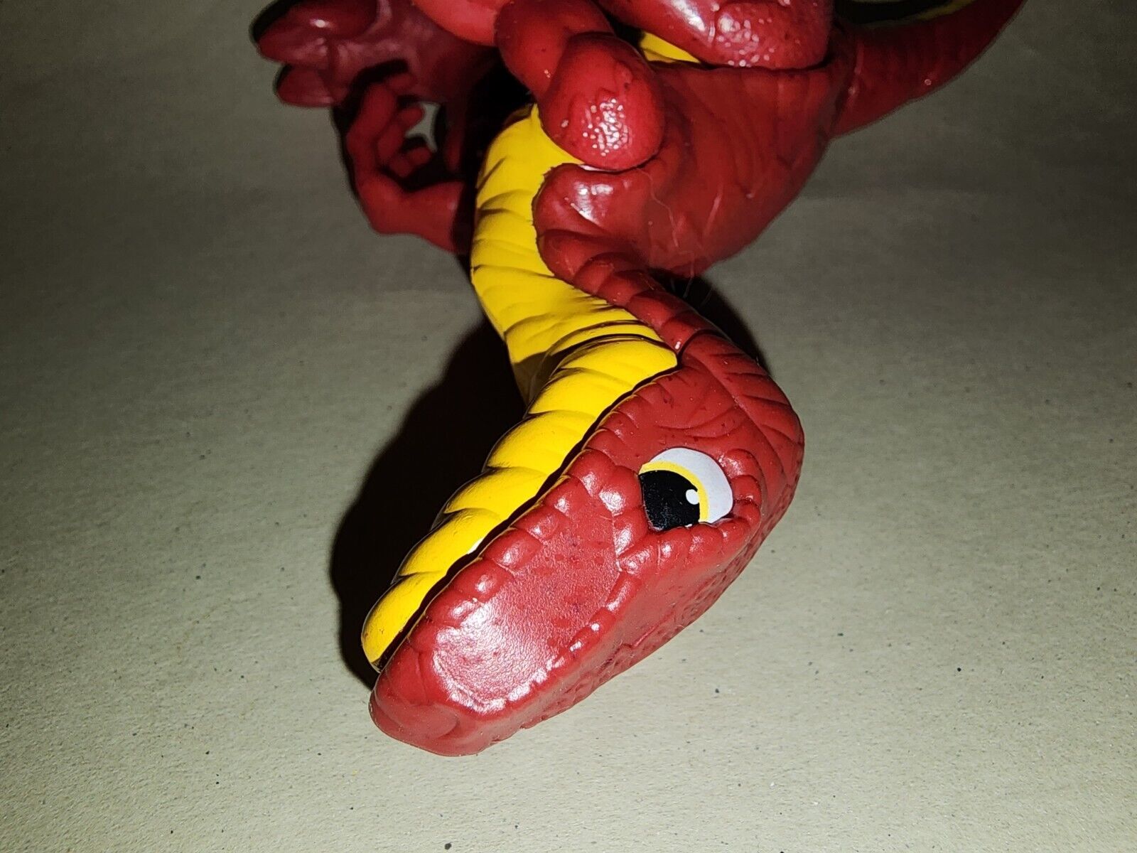 Fisher Price Imaginext Red Yellow Velociraptor Raptor Dinosaur Mattel ...