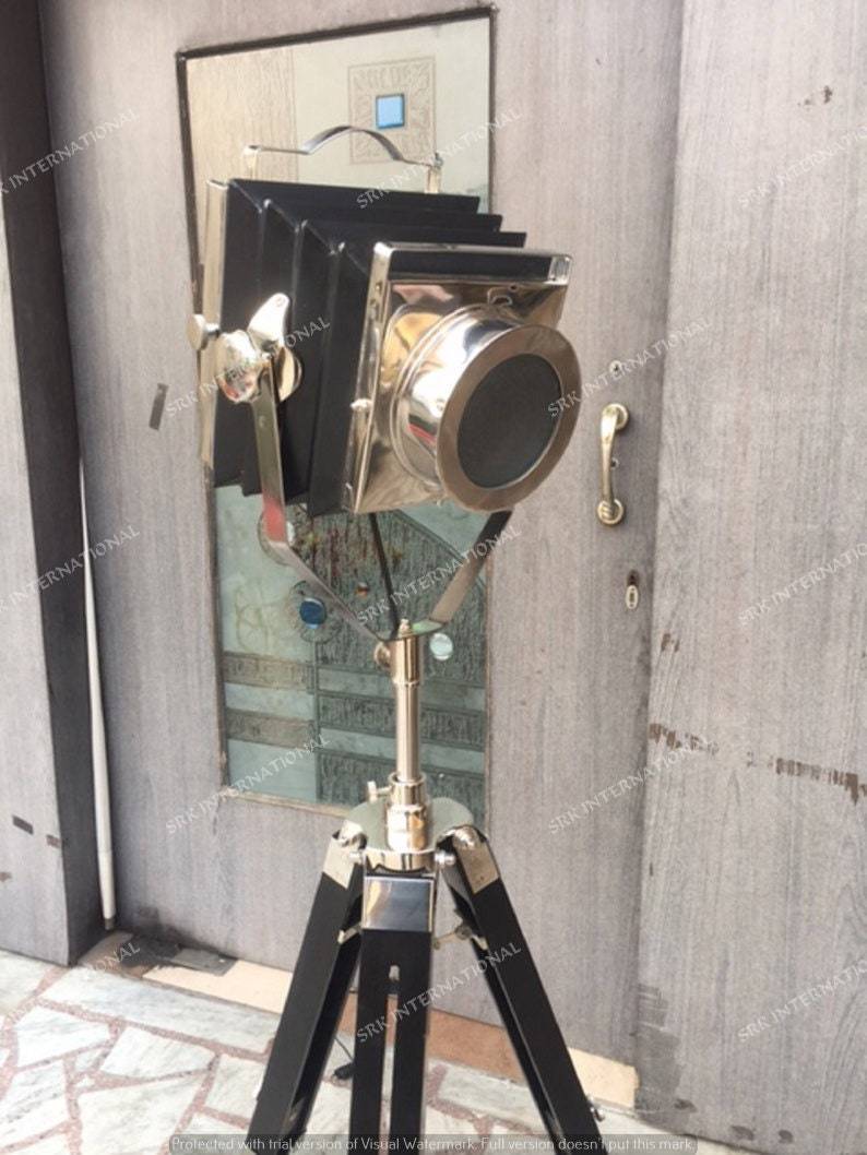 Vintage Chrome Spotlight Industrial Camera and 50 similar items