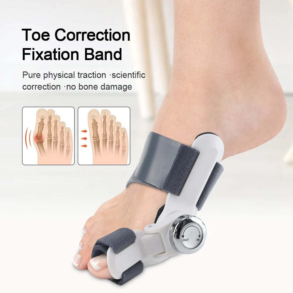 Adjustable Bunion Splint Corrector Big Toe Straightener Foot Hallux ...