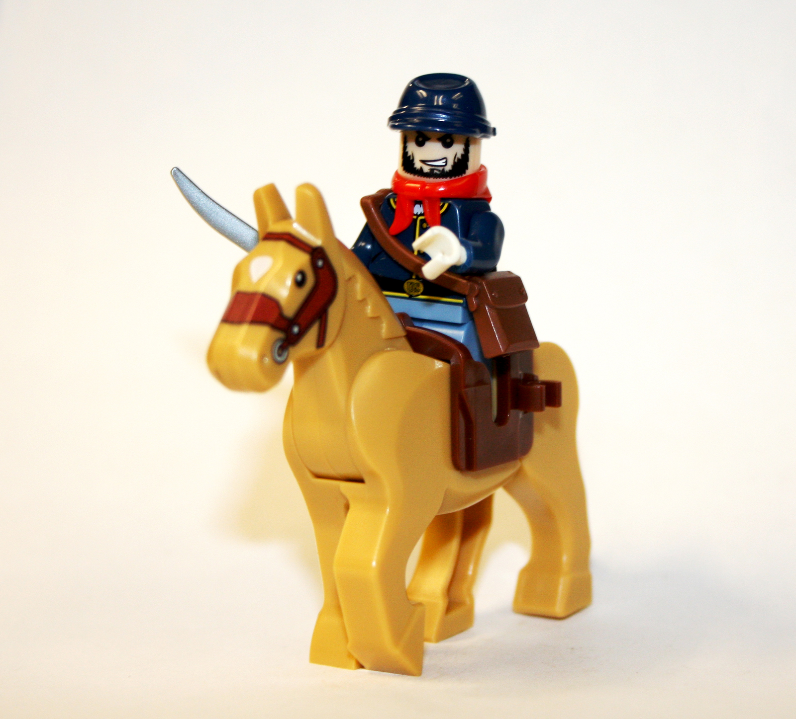 Building Federal Cavalry Civil War Union Army Soldier Minifigure Custom ...