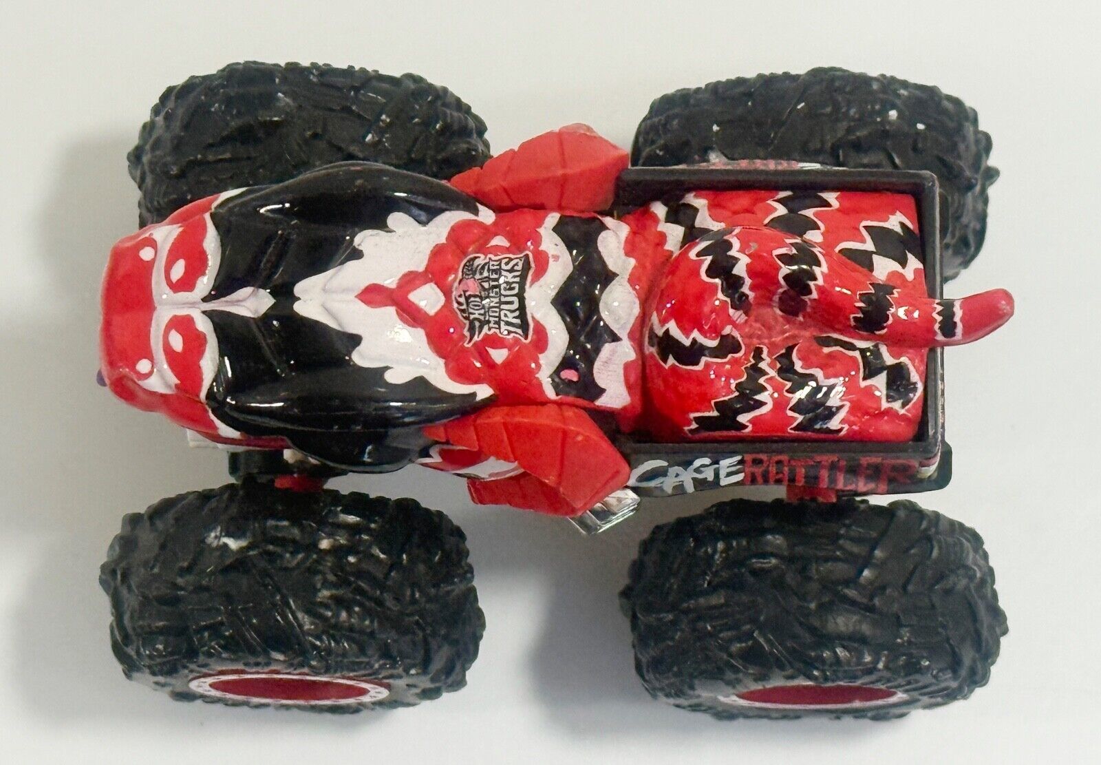 2023 Hot Wheels Monster Truck Cage Rattler 6/7 Beast Bashers Series ...
