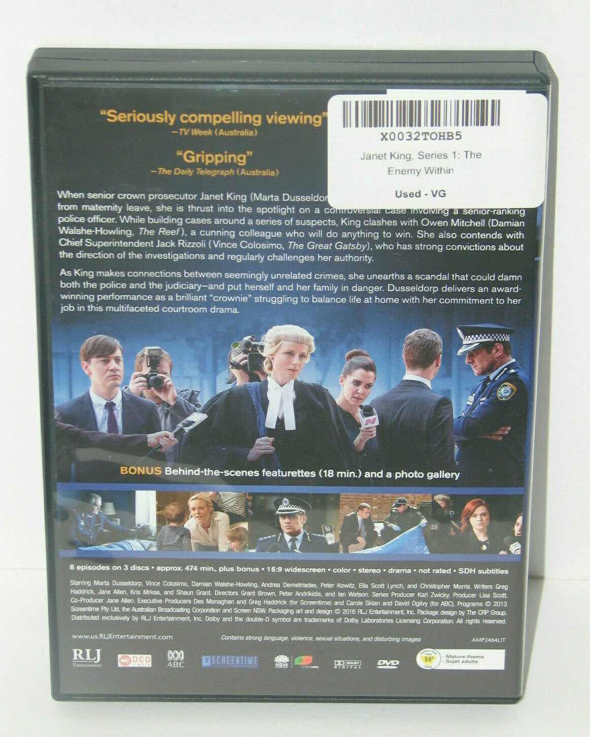 Janet King: Series 1 - The Enemy Within (DVD) - DVDs & Blu-ray Discs