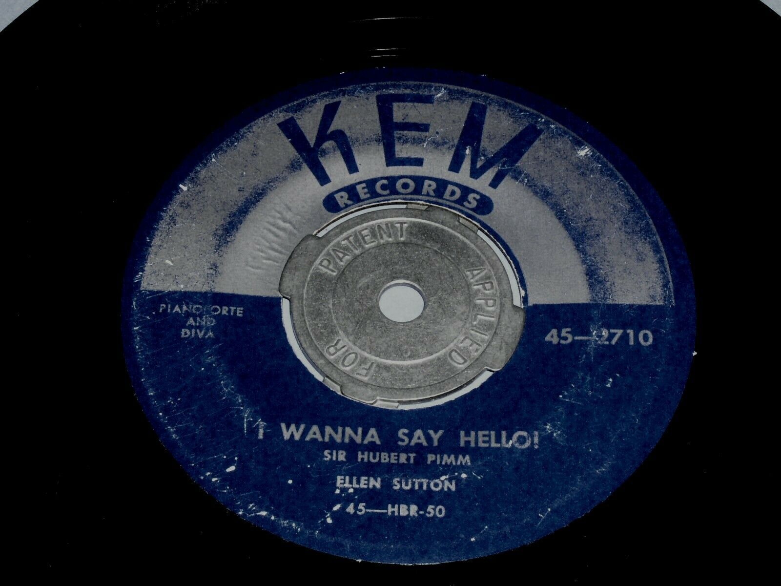Ellen Sutton I Wanna Say Hello I Love The Sunshine 45 Rpm Record Vinyl ...